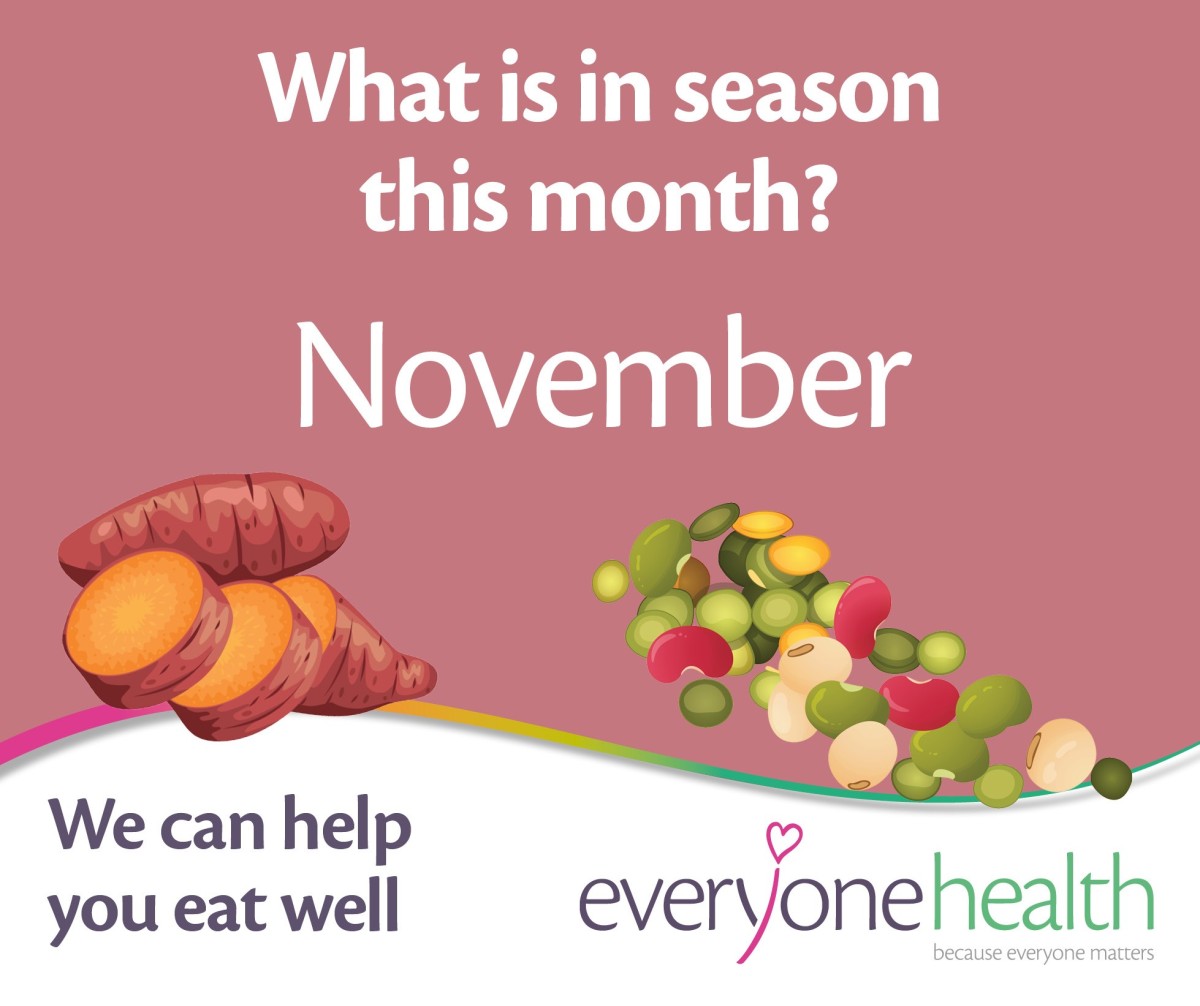 What’s in season this November - Everyone Health Bath & North East Somerset